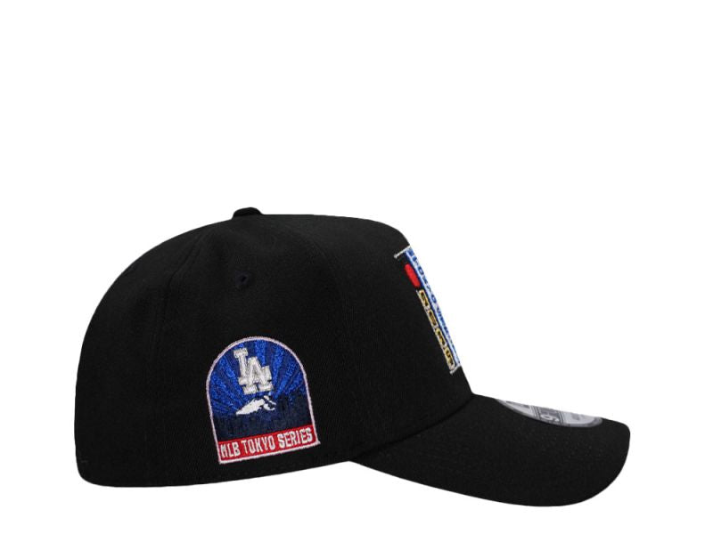 Los Angeles Dodgers Sakura Bloom Black Edition 9FORTY A-Frame Snapback ...