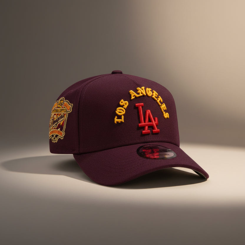 Los Angeles Dodgers 40th Anniversary Maroon Prime Edition 9FORTY A-Fra ...