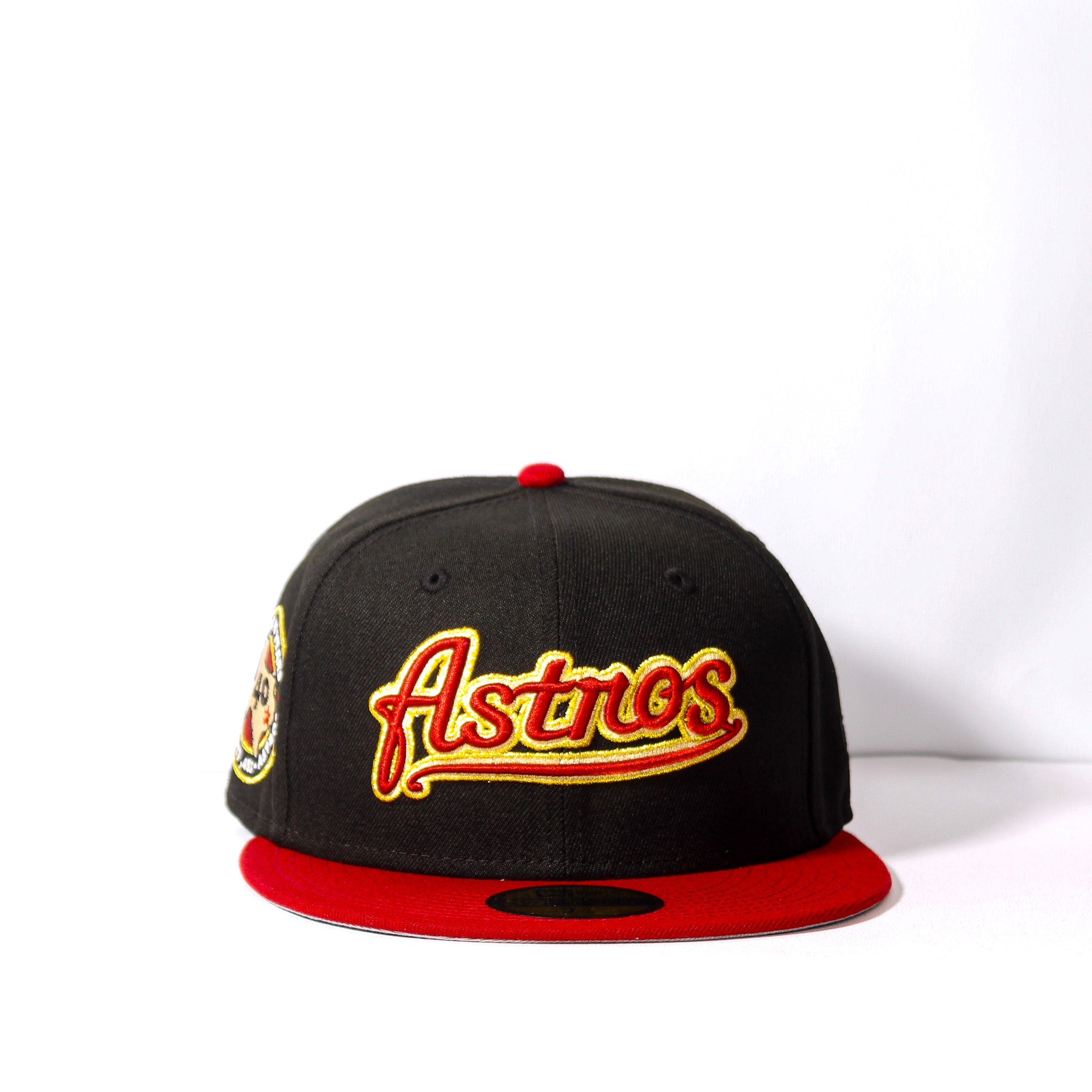 EXCLUSIVA — Houston Astros Black Brick Gold Two Tone Edition 59FIFTY F ...