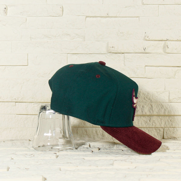 Chicago Bulls Verde y Viscera Corinta de Corduroy 9FORTY A-Frame Snapb ...